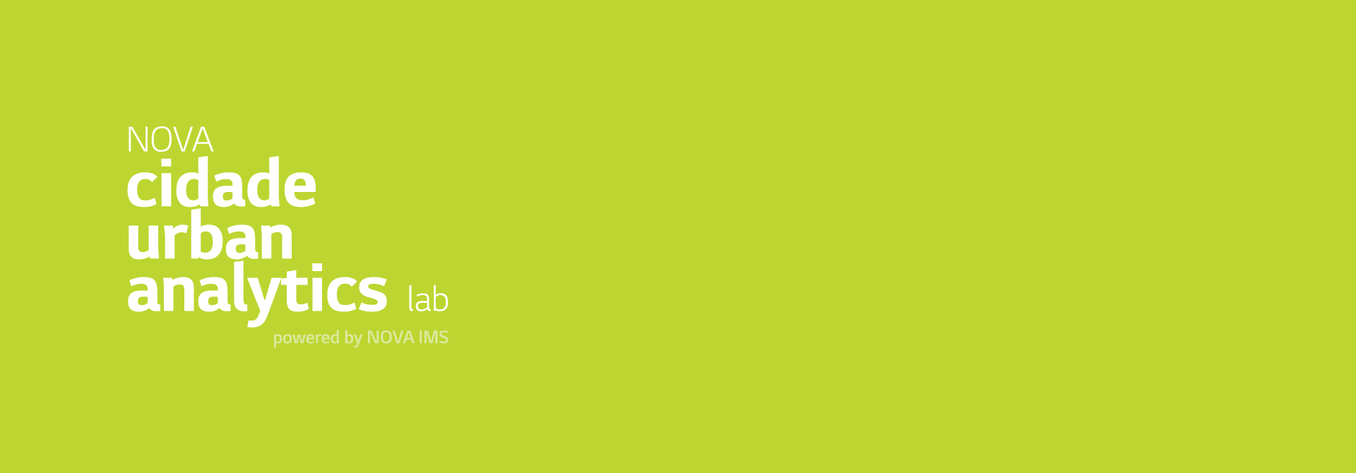 NOVA Cidade: Urban Analytics Lab | MagIC